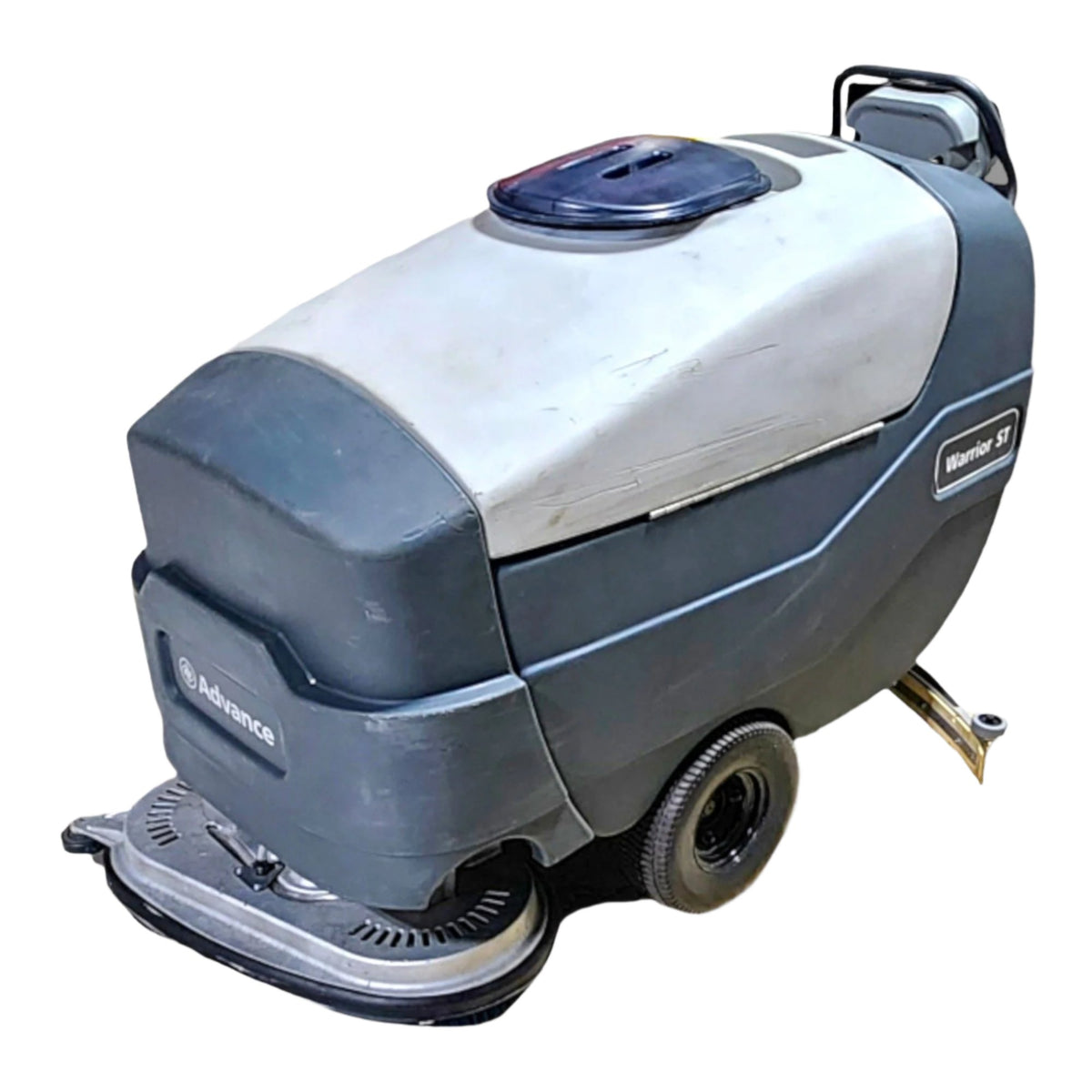Refurbished Advance Warrior ST 28D Walk Behind Floor Scrubber — Okum Supply