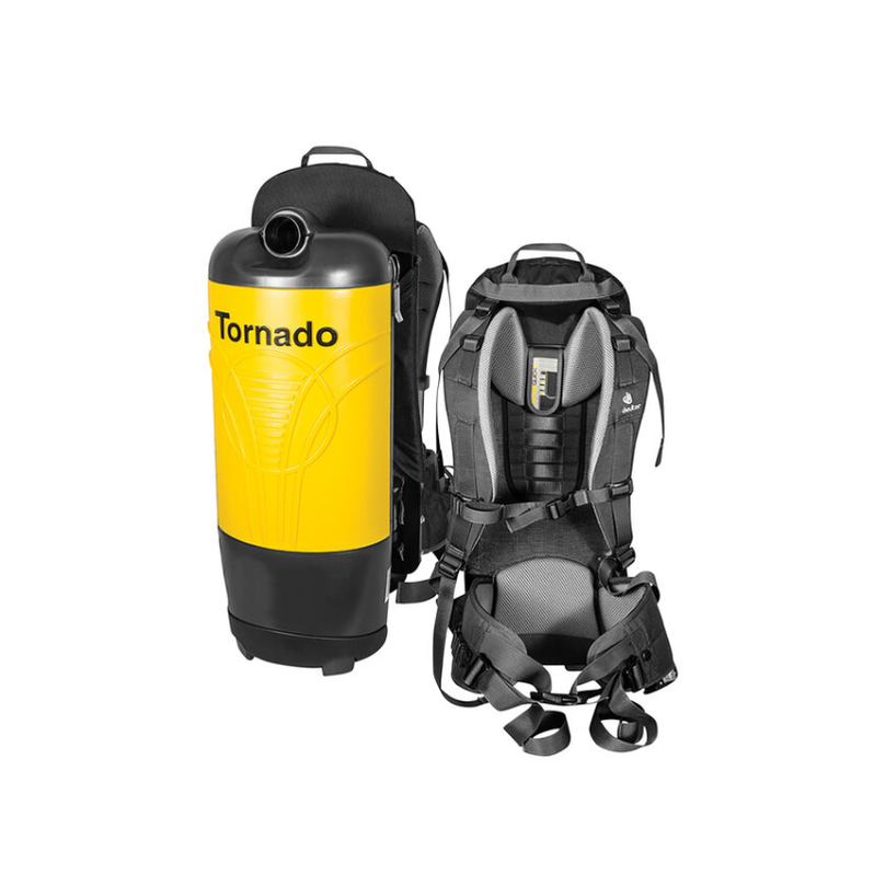 Pac-Vac 10 Aircomfort Backpack Vacuum - 10 Qt - Corded - 4-Stage HEPA ...